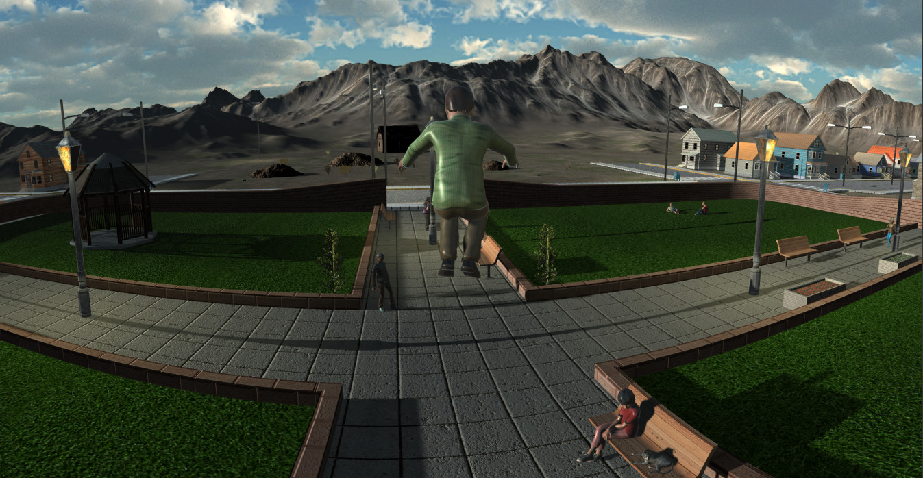 ArtStation - Panorama view early game scene