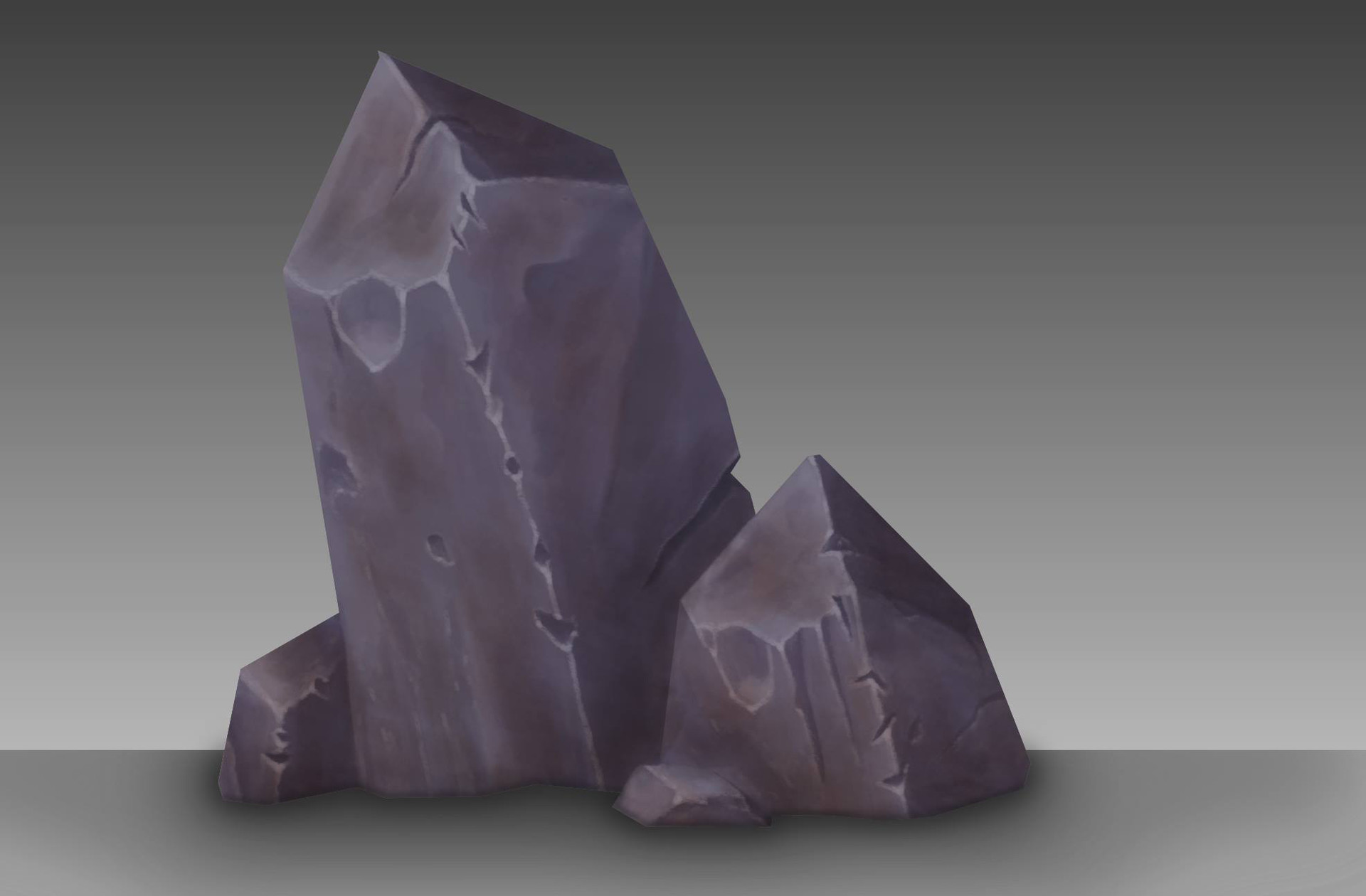 ArtStation - Rock with stylized