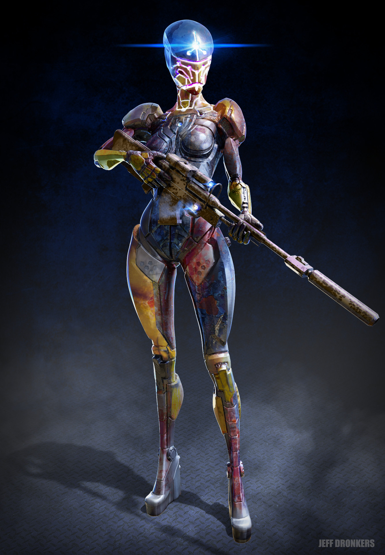 ArtStation - Sci-Fi Sniper