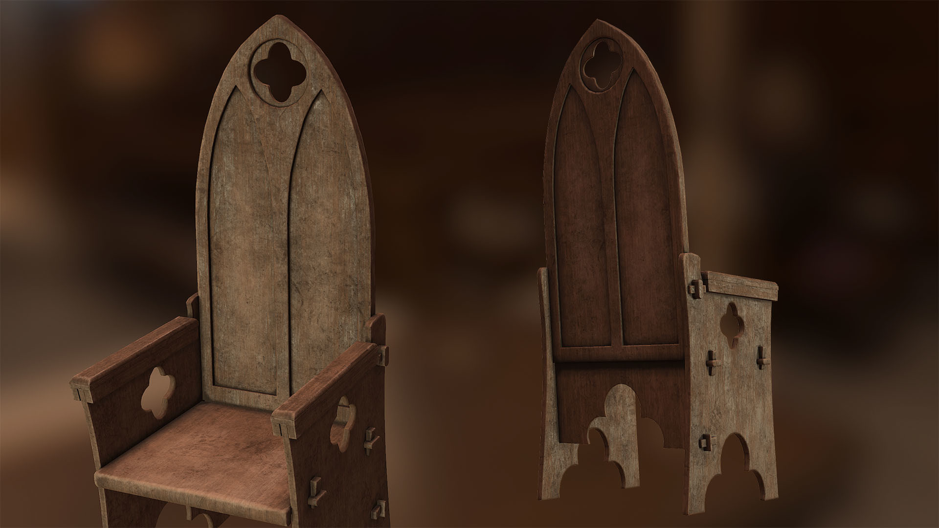 ArtStation - Medieval Chair