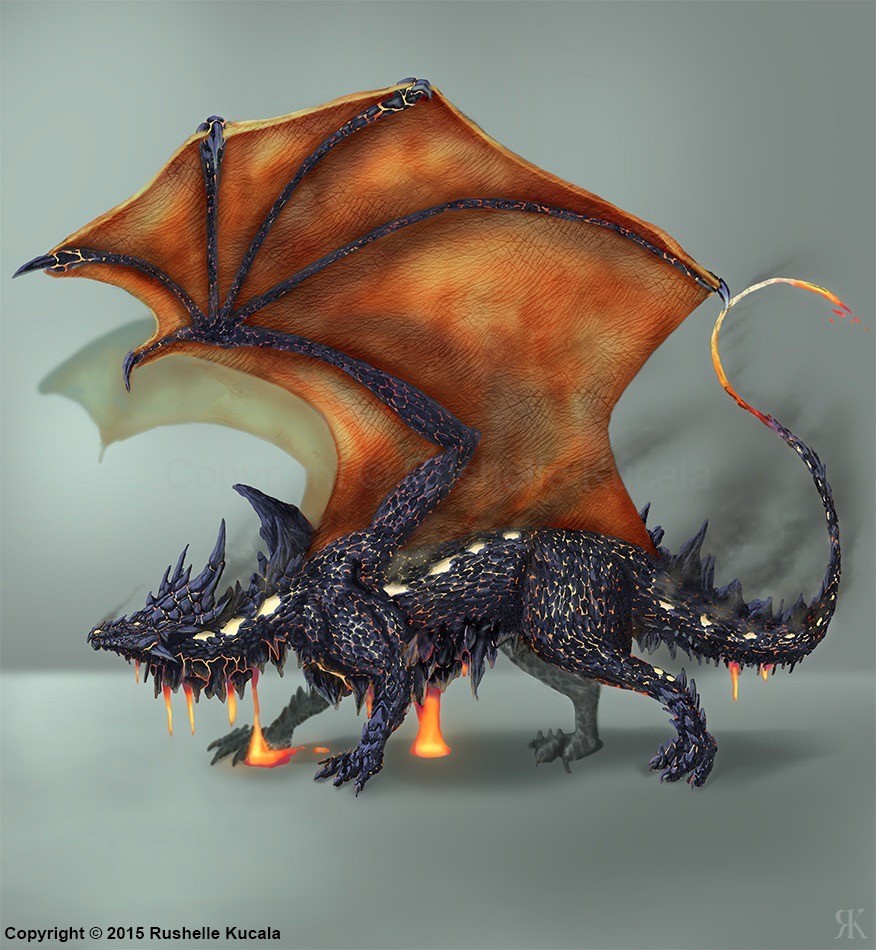 ArtStation - Fire Dragon