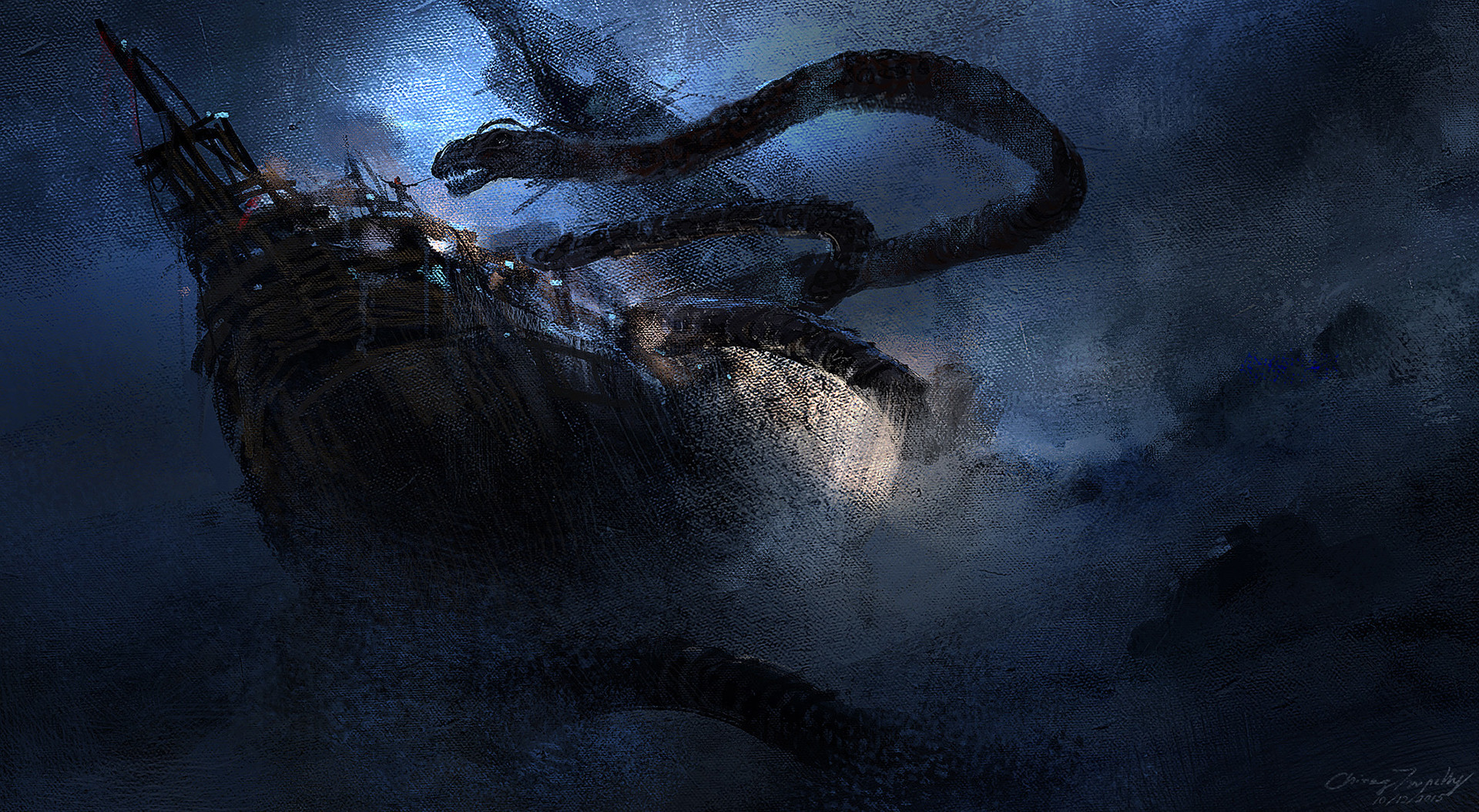 ArtStation - Sea Serpent