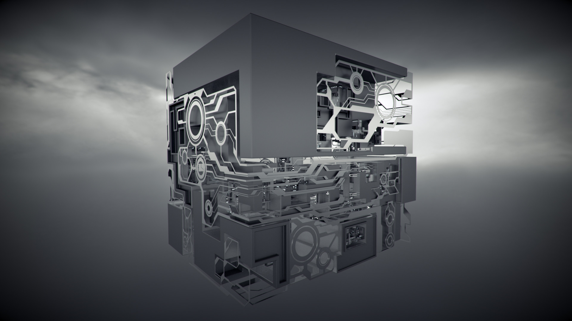 ArtStation - Tech cube