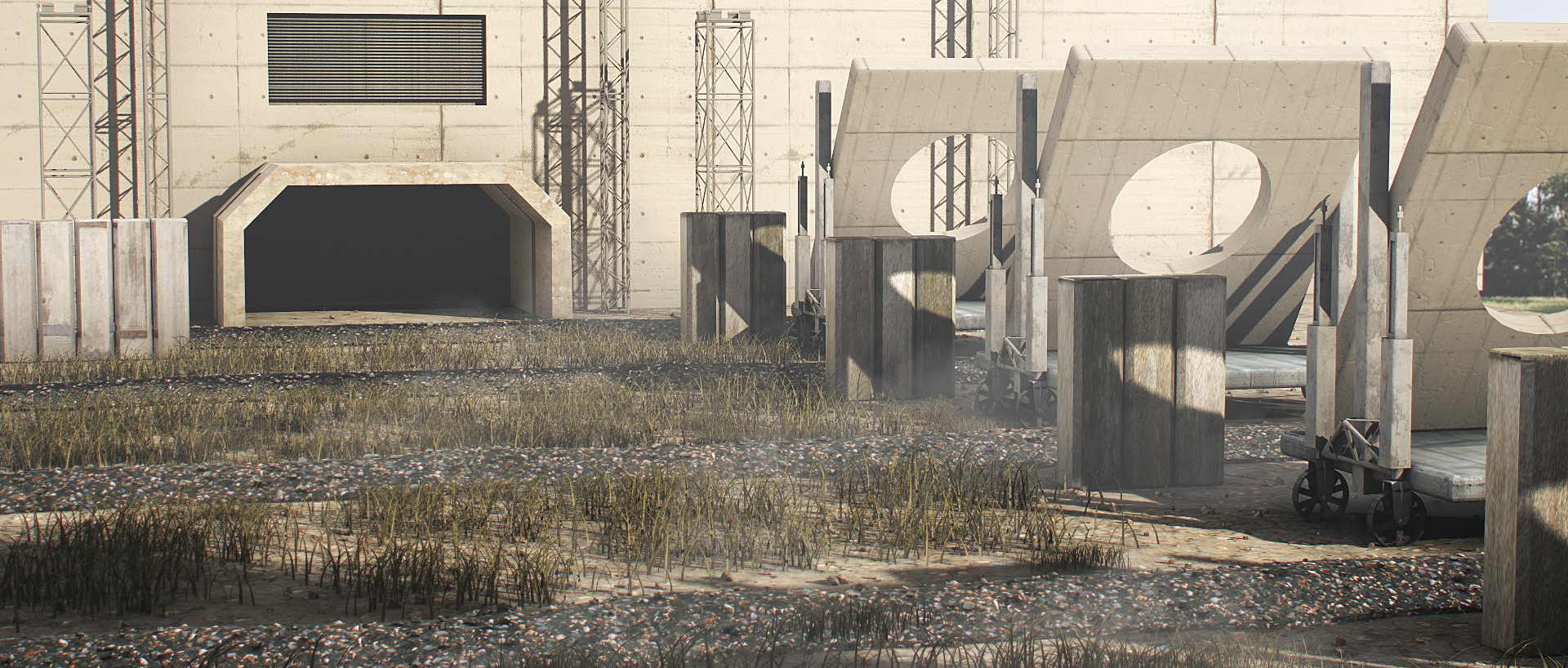 ArtStation - Railgun Testing Enviroment