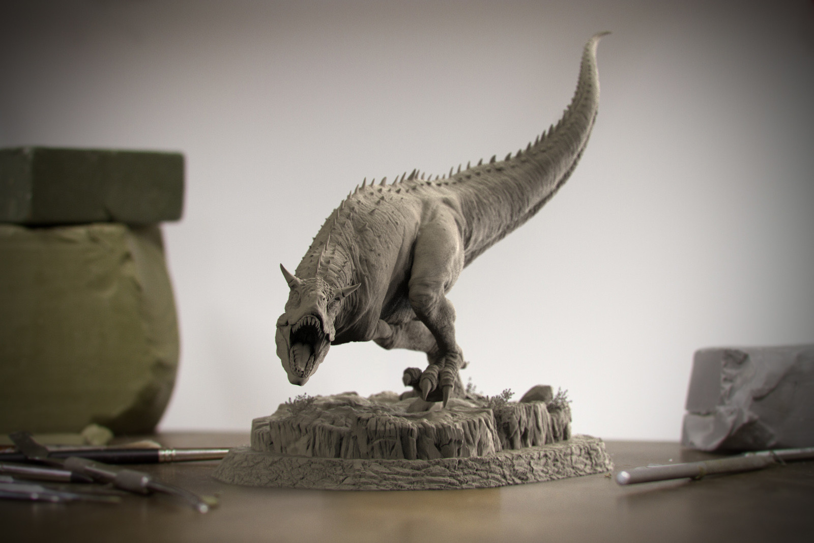 ArtStation - Carnotaurus shaded