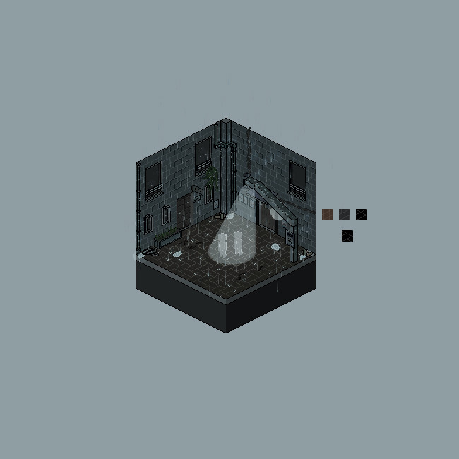 ArtStation - Rain_pixel art
