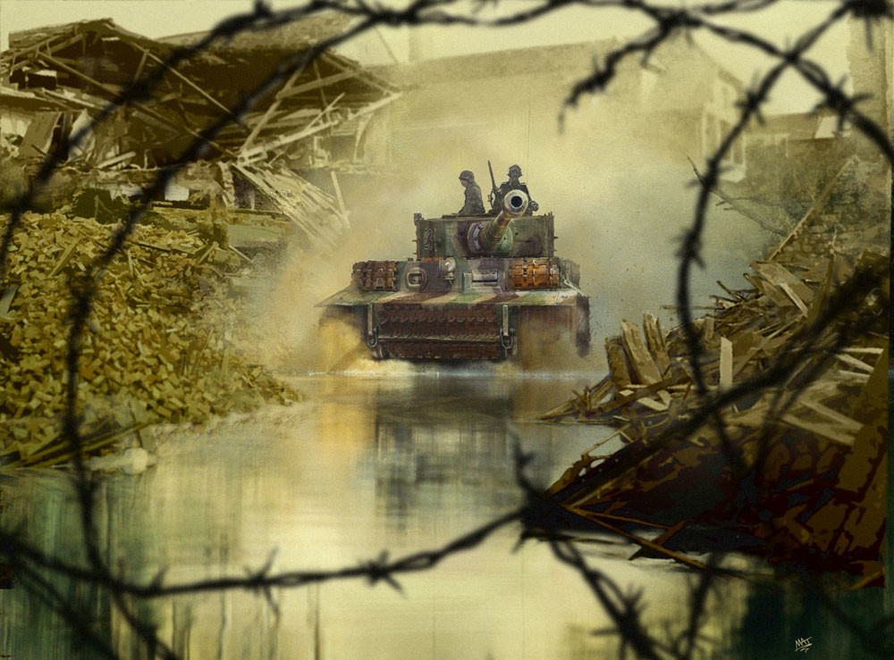 ArtStation - Tiger tank