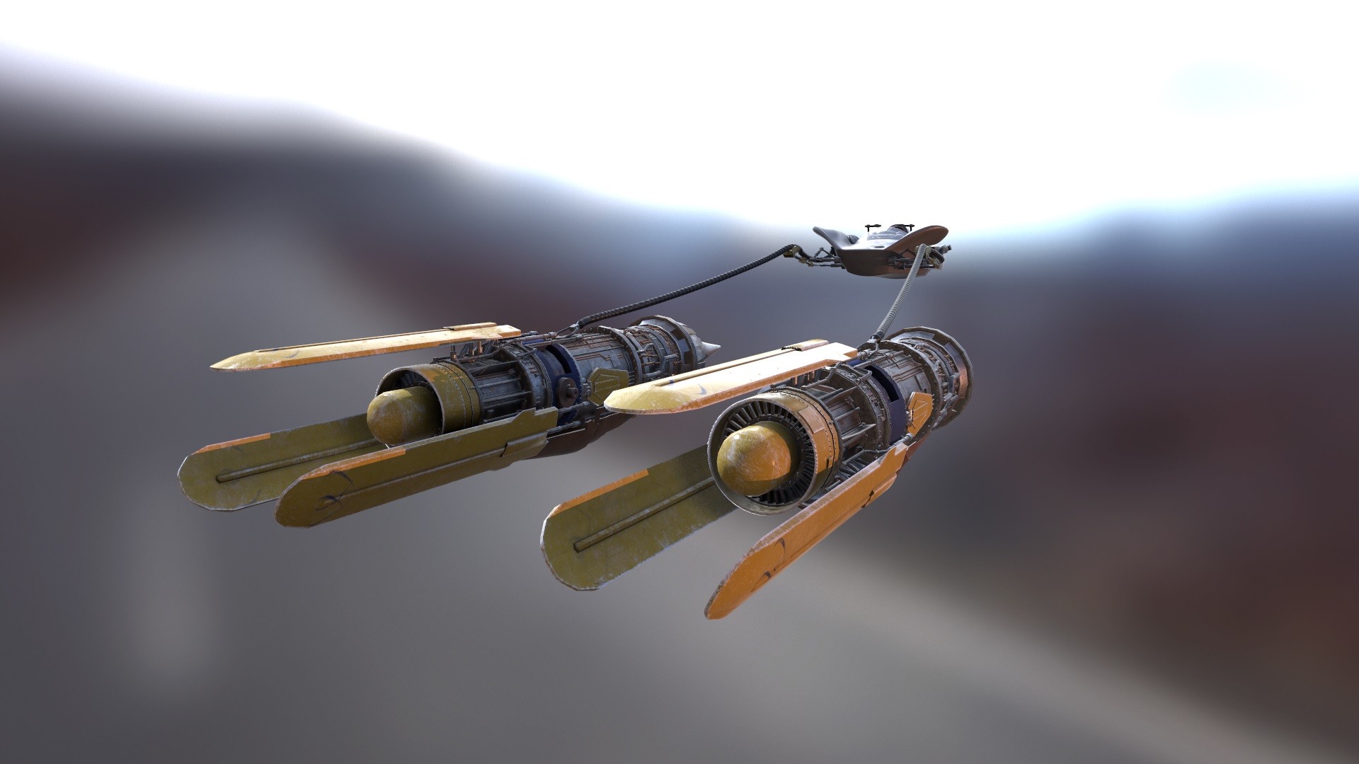 ArtStation - Anakin's Pod Racer