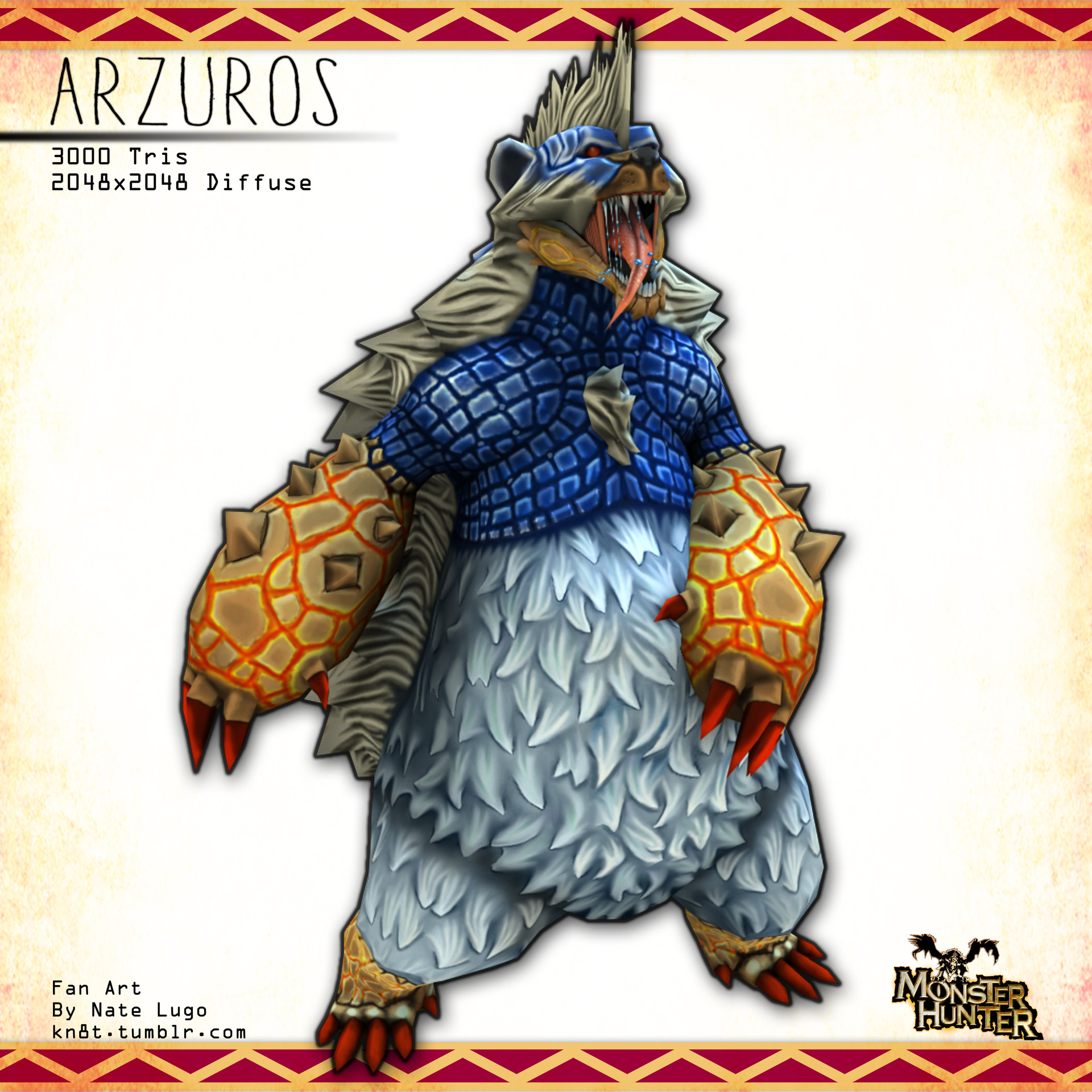 ArtStation - Monster Hunter Arzuros