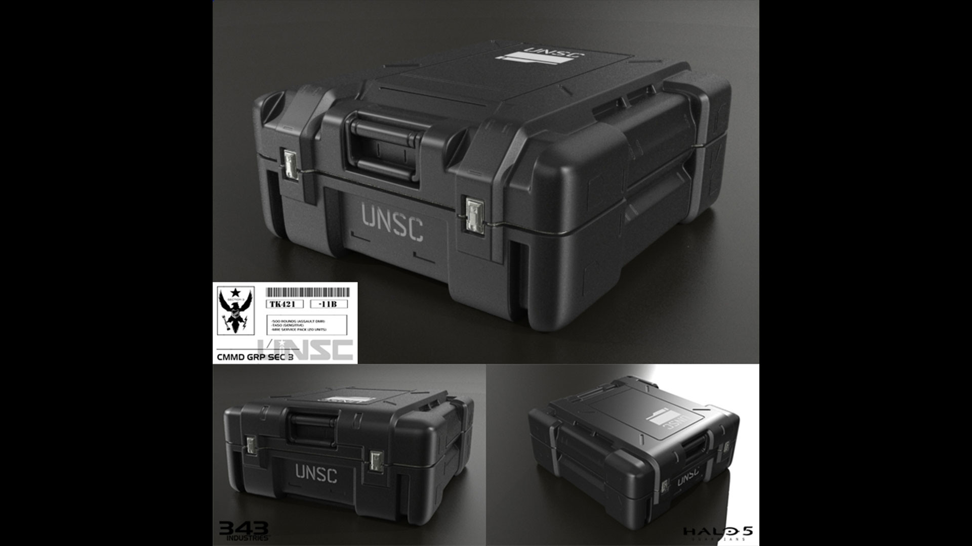 ArtStation - Halo 5 // UNSC Crate