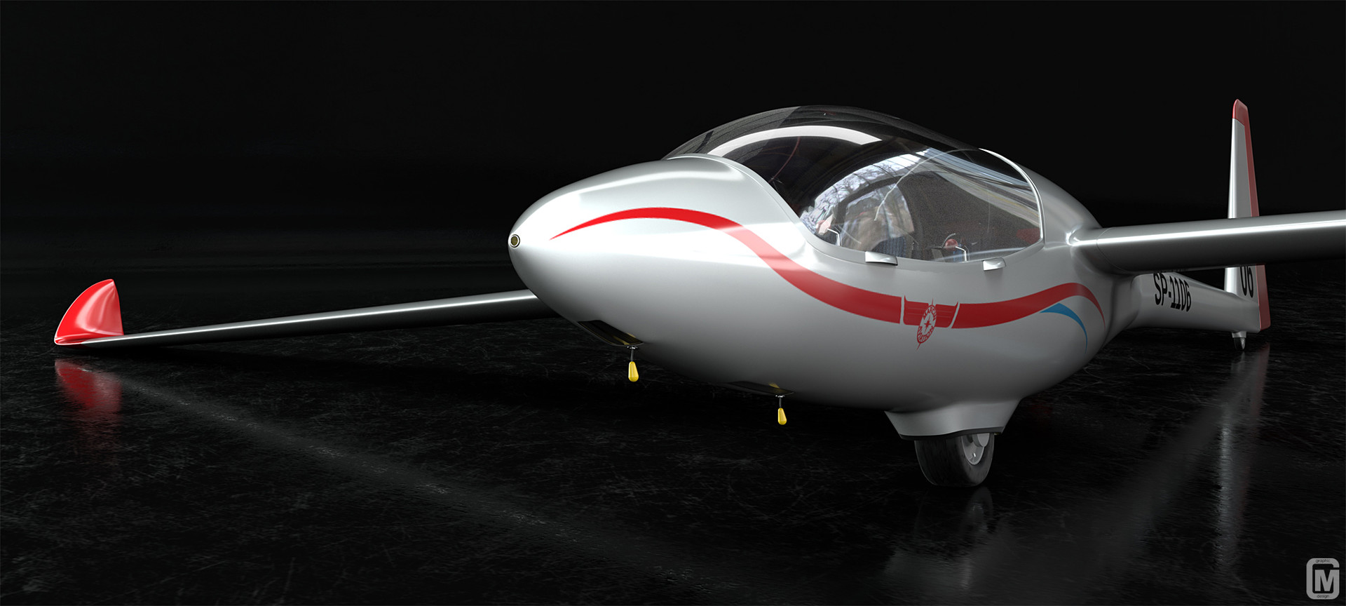 ArtStation - Model 3d : Concept glider