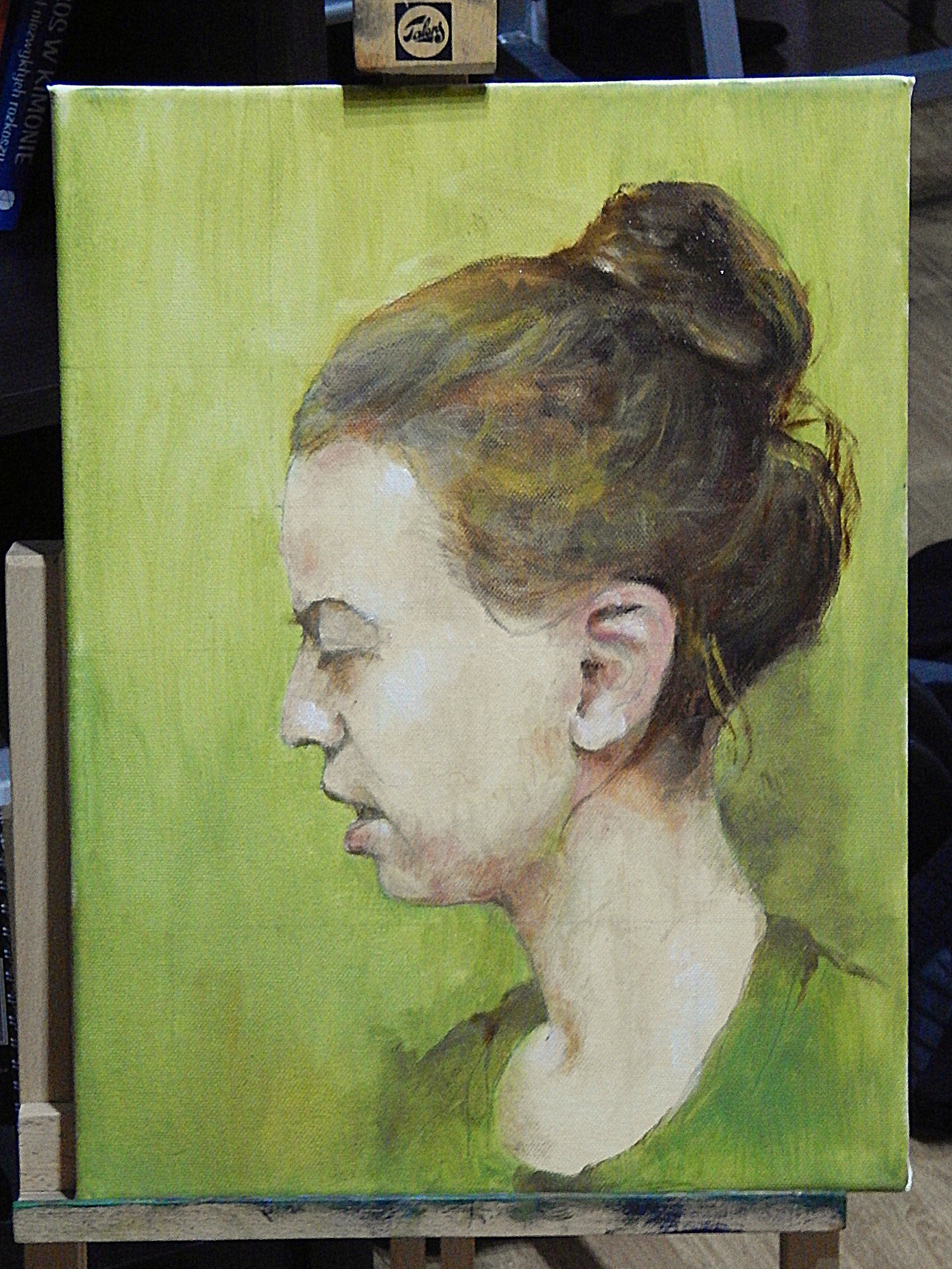 ArtStation - Magda II- oil study