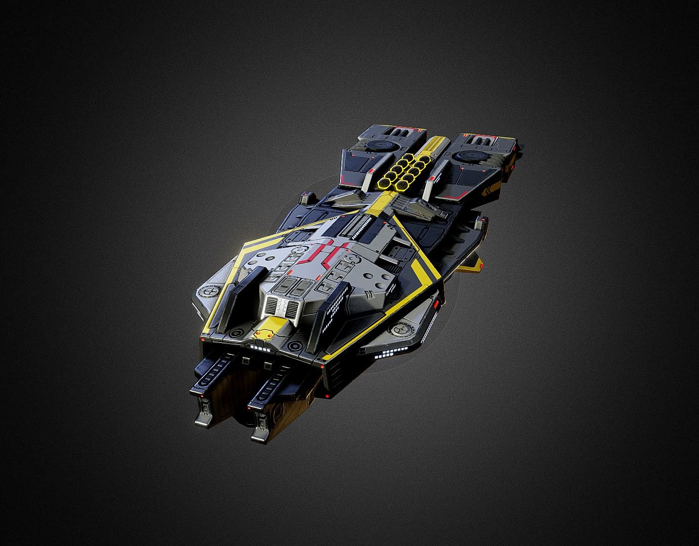 ArtStation - Shallow space - Vindicator-class Battlecruiser