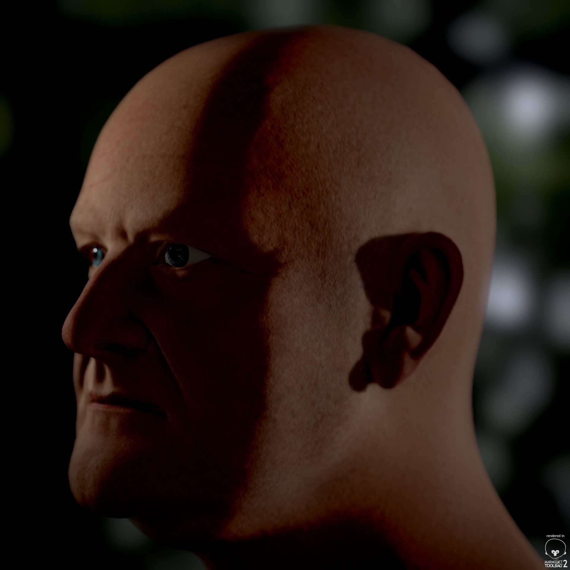 ArtStation - Real Time Skin and Hair Rendering Test