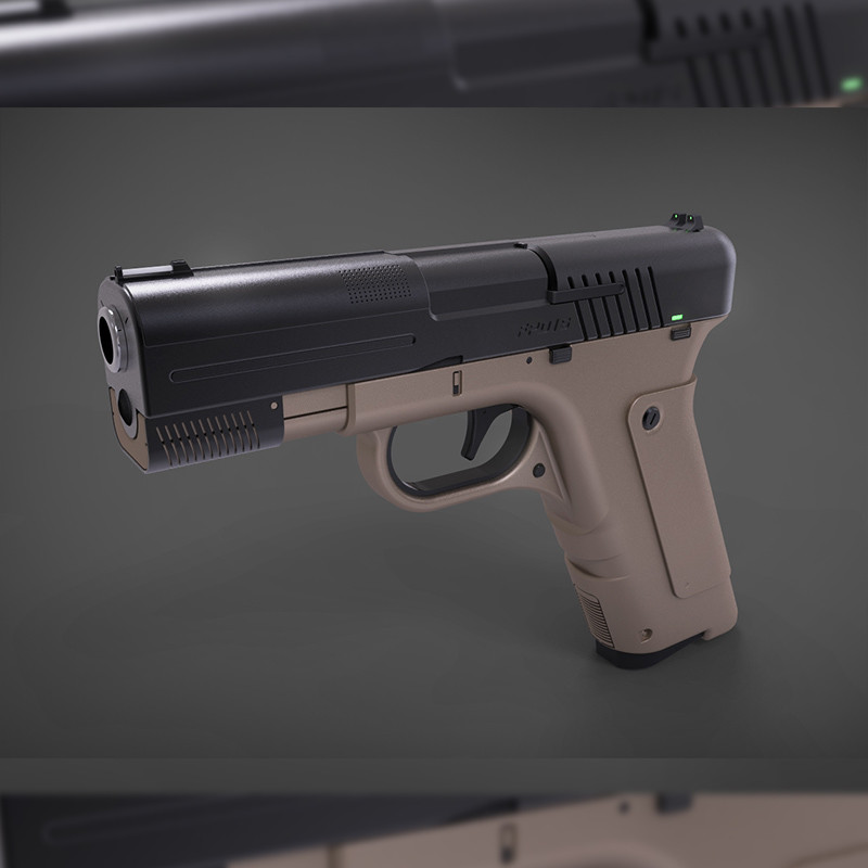 ArtStation - Pistol Design FPD 16 (Fusion 360 Tutorial)