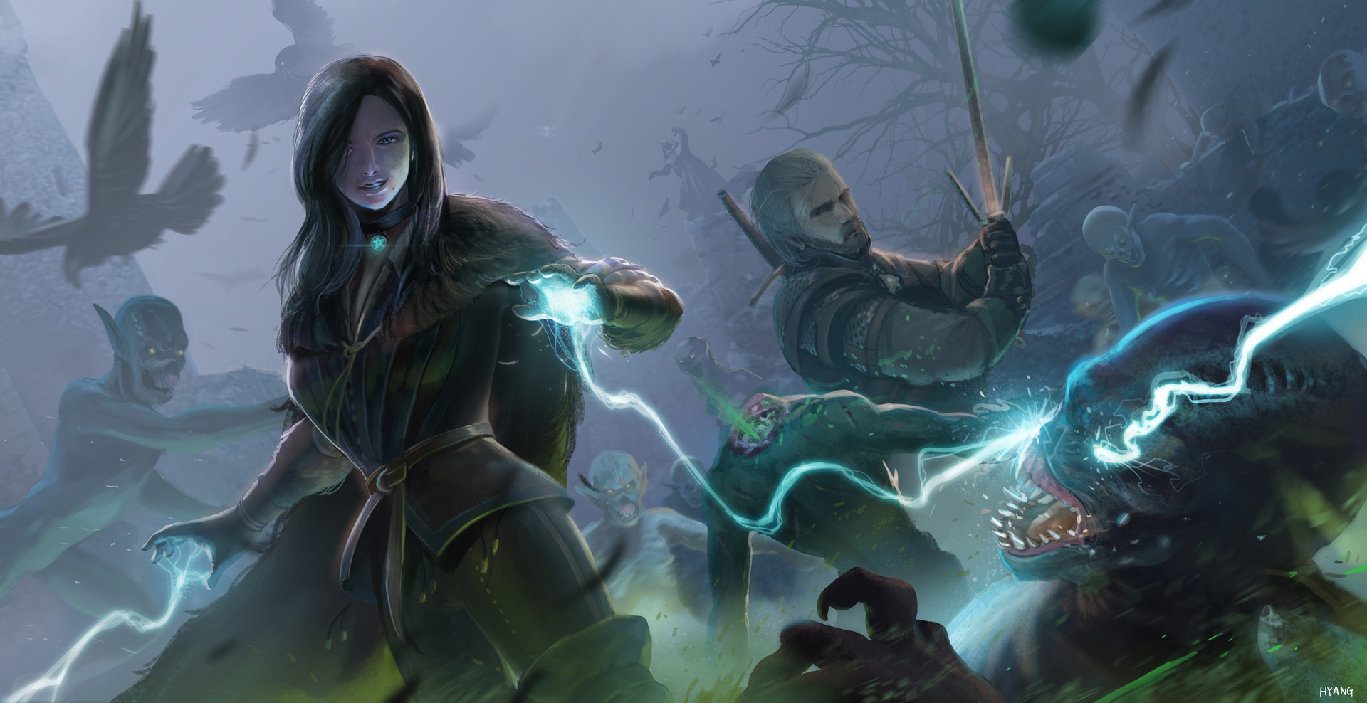 ArtStation - witcher 3 fan art 01