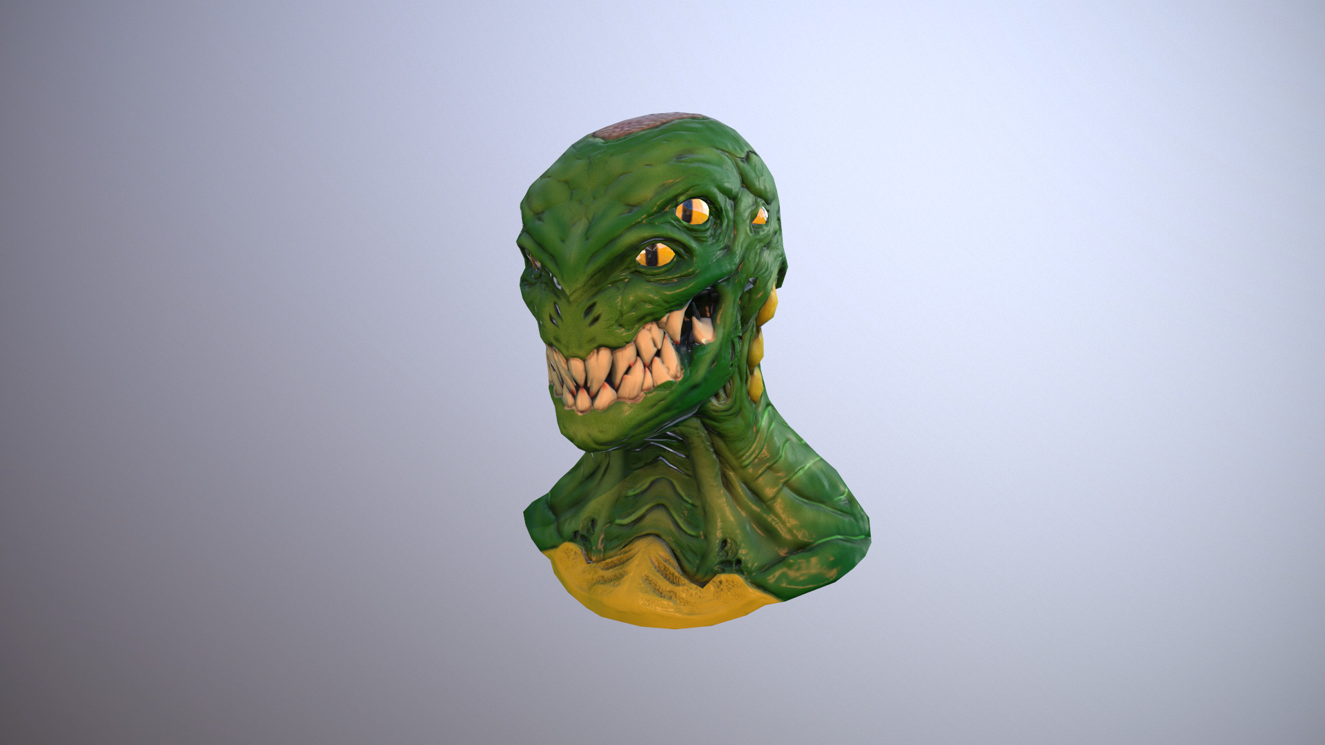 ArtStation - Creature Head