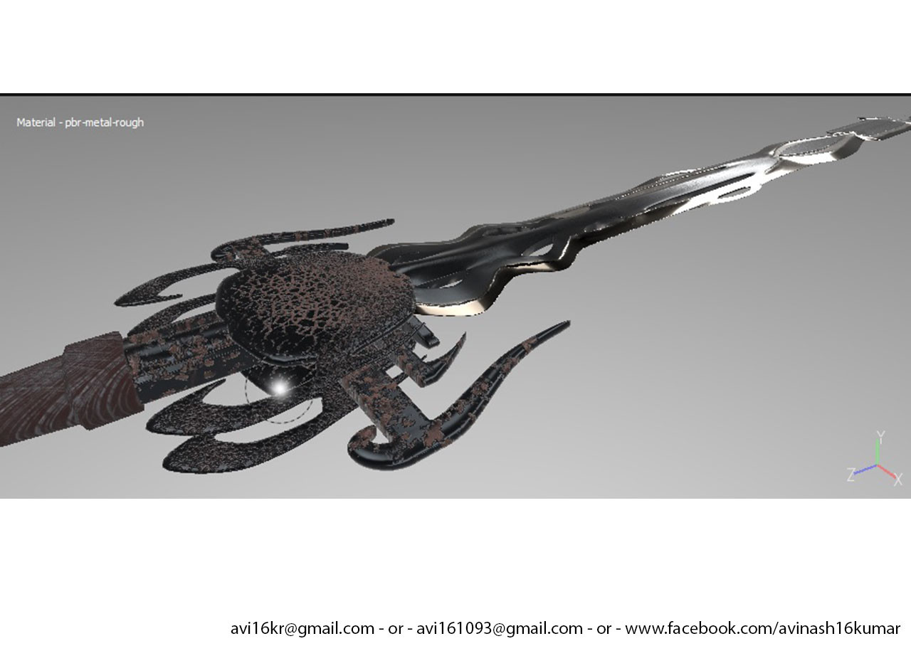 ArtStation - sword_modeling_&_texturing