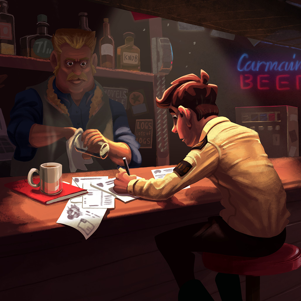 ArtStation - Lunchtime Paperwork, Paul Tinker
