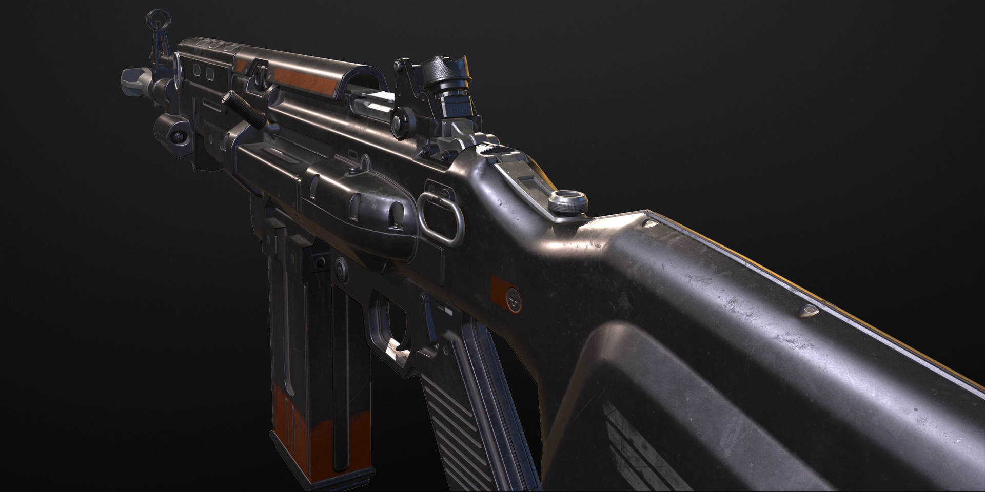 ArtStation - Wolfenstein The New Order 1960 Rifle (fan art)