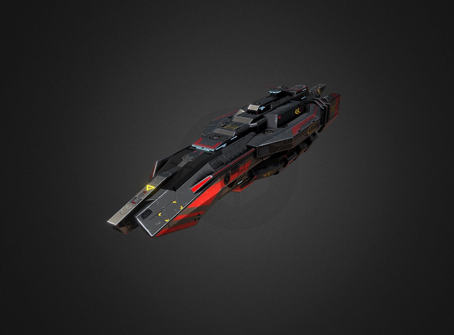 ArtStation - Shallow space - Cambridge-class battleship