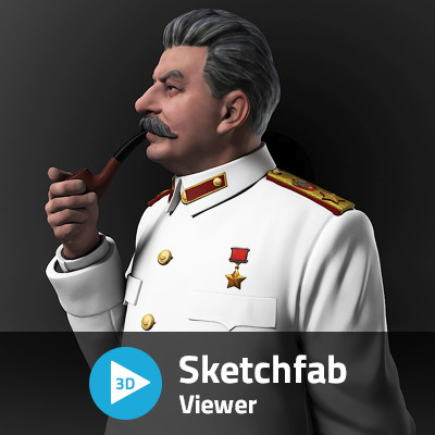 ArtStation - Joseph Stalin Figurine