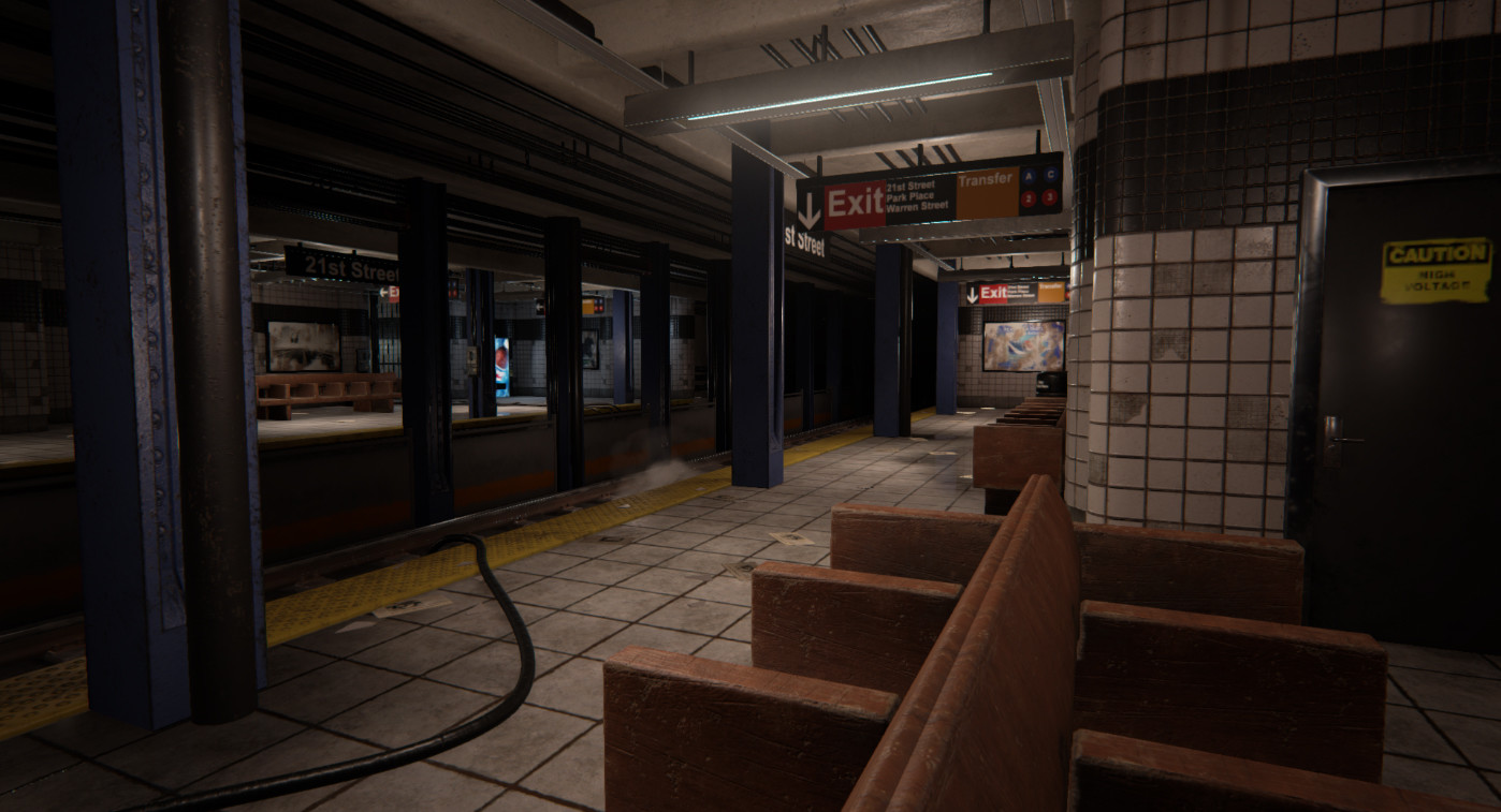 ArtStation - Subway Scene