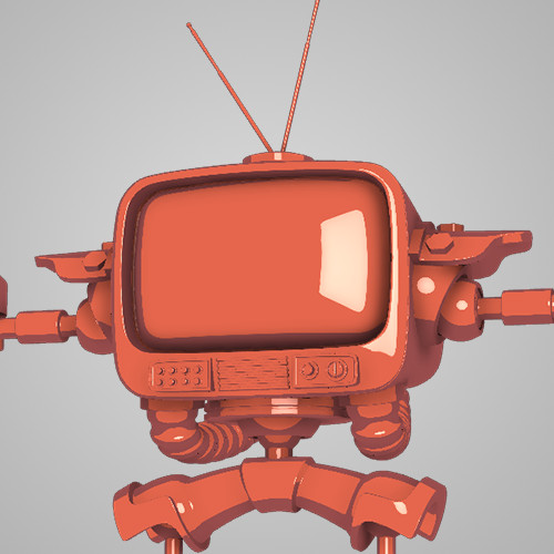 ArtStation - TV Robot WIP