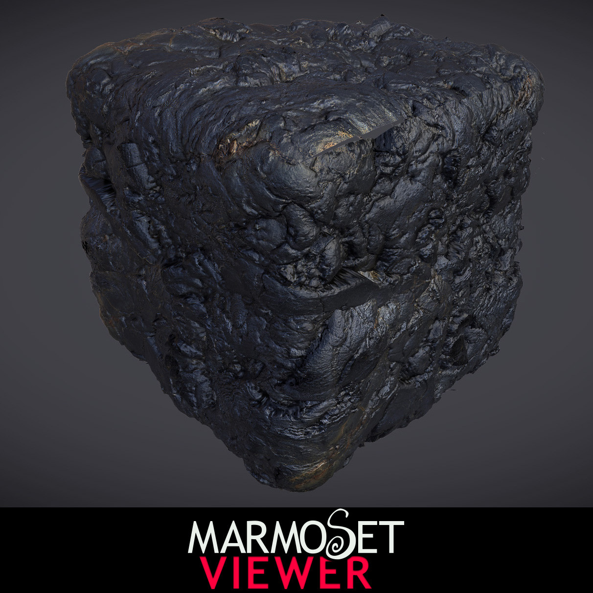 ArtStation - #08 Photogrammetry Texture : Lava 02
