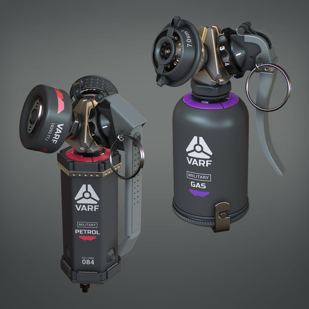 ArtStation - VARF ‒ Grenade customization system
