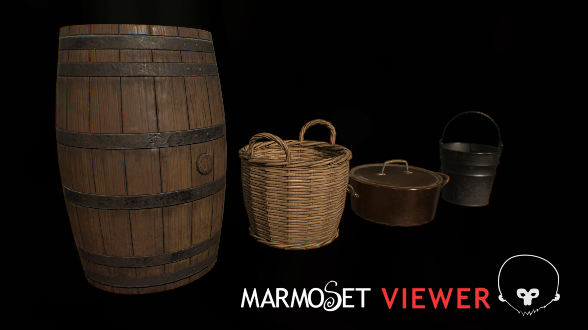 ArtStation - Different old props for vr project wip