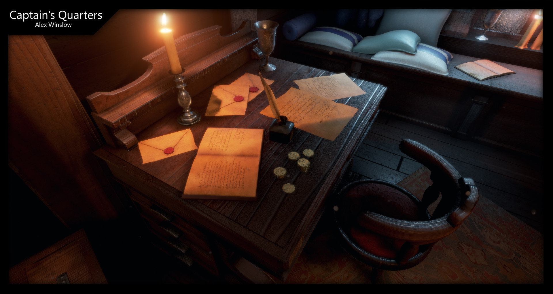 ArtStation - Captain's Quarters