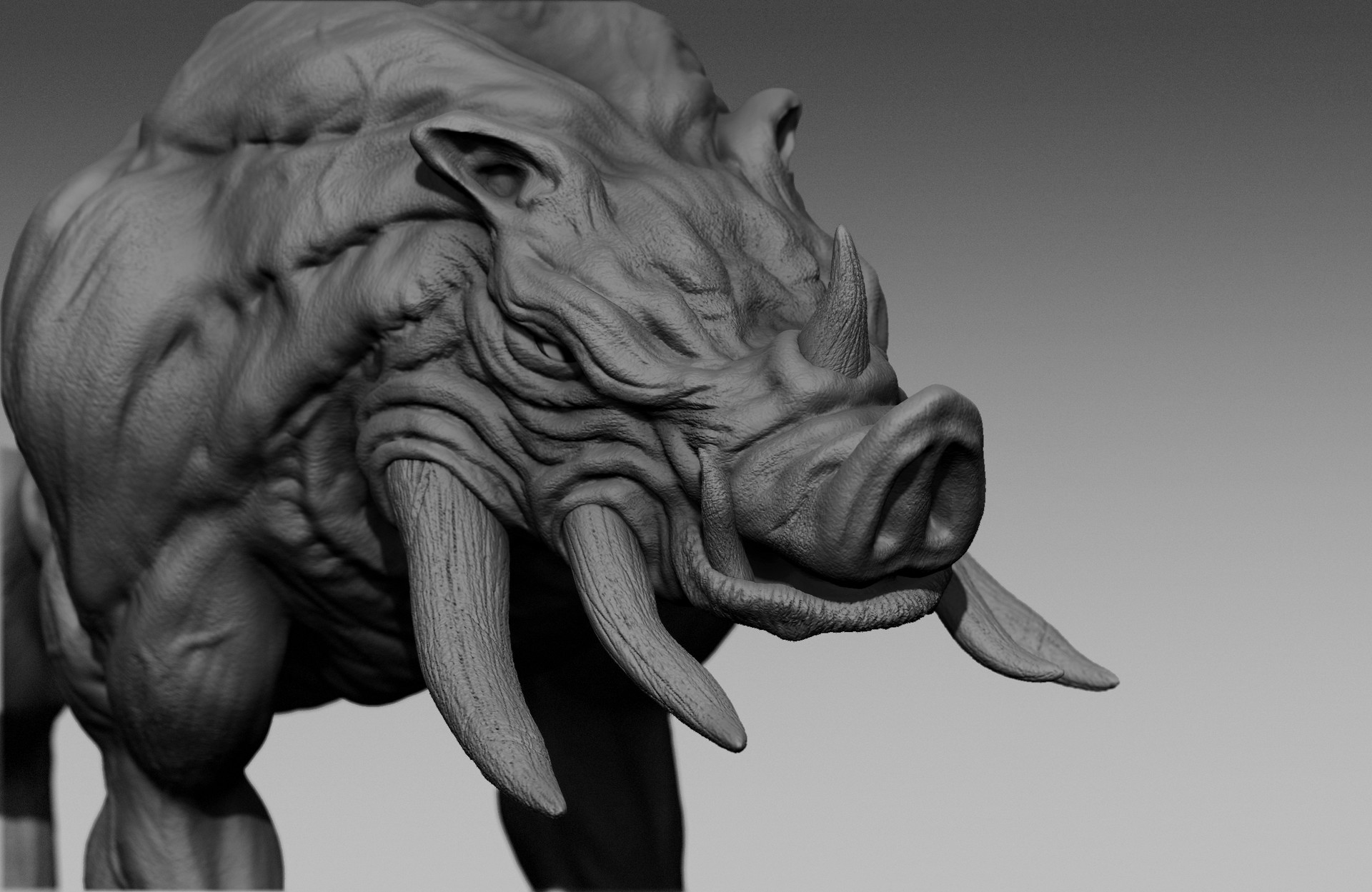 ArtStation - Erymanthian Boar