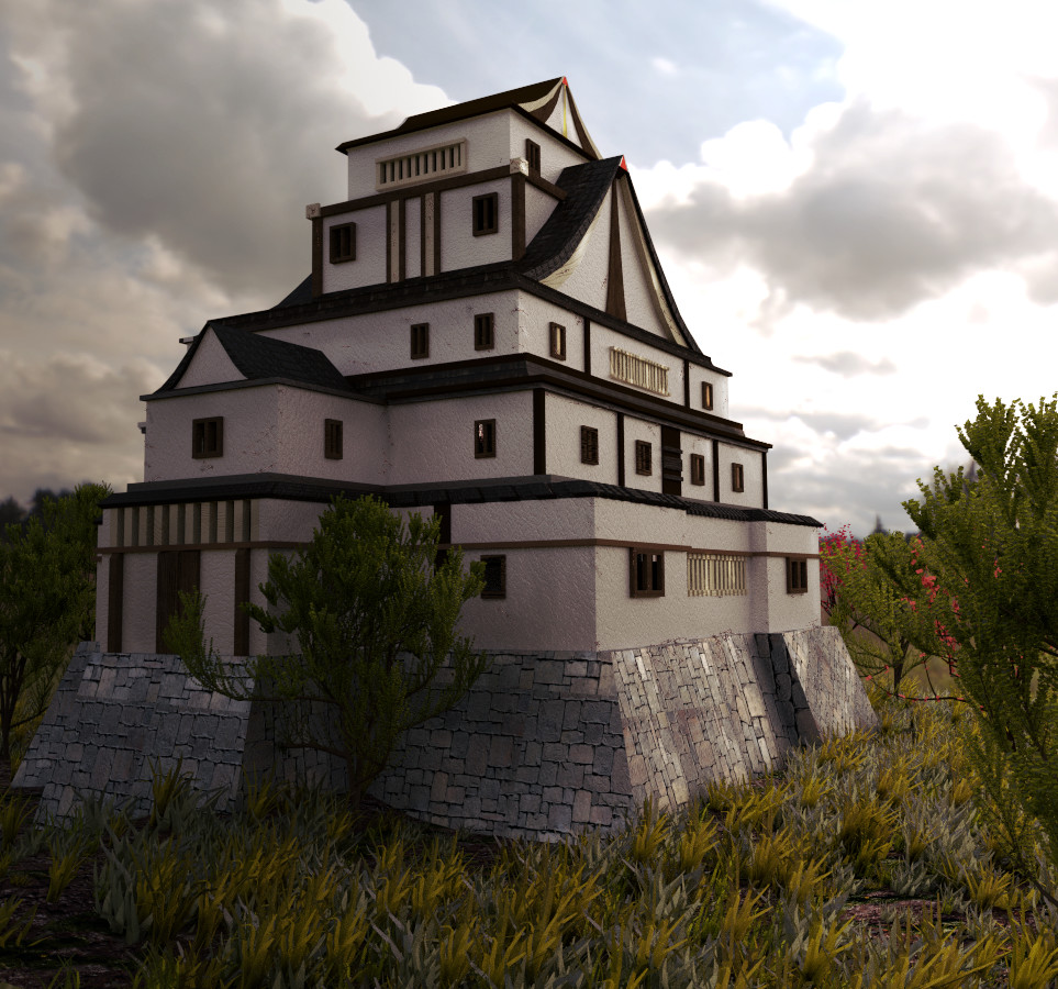ArtStation - Japanese Castle