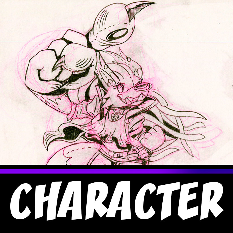 ArtStation - Pincushion the Voodoo Fox Doll Ref Sheet