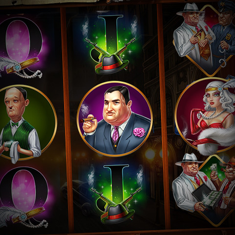 ArtStation - Slot-machine "Mafia hunt"