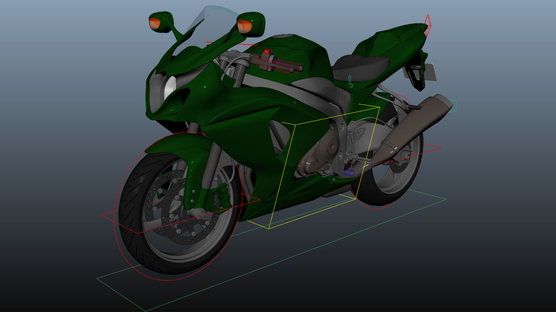 ArtStation - Motorcycle Rig Demo