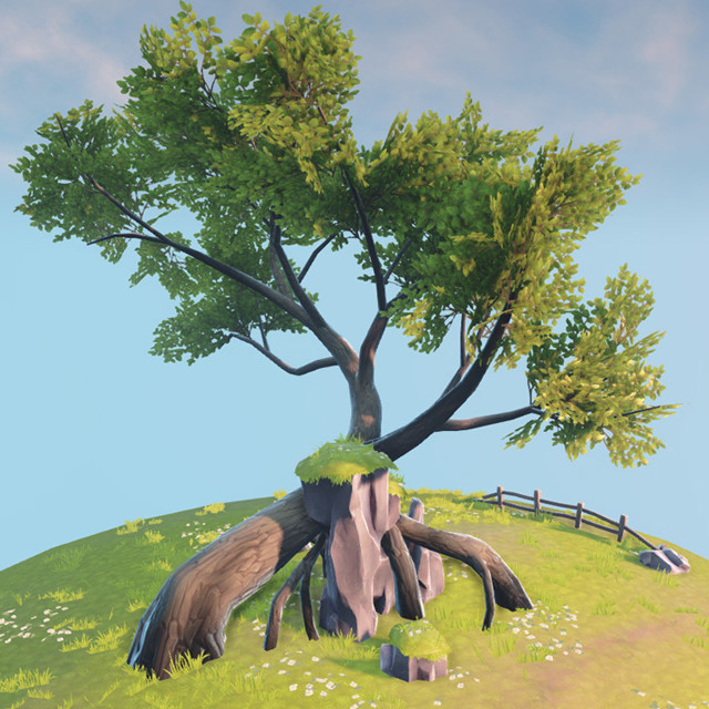 ArtStation - Tree Scene