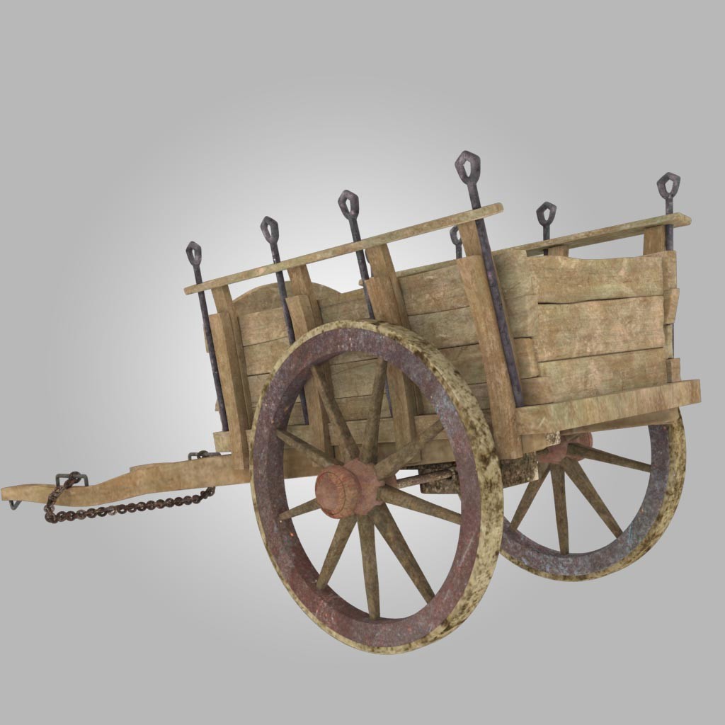 ArtStation - Cart - Asset Texturing