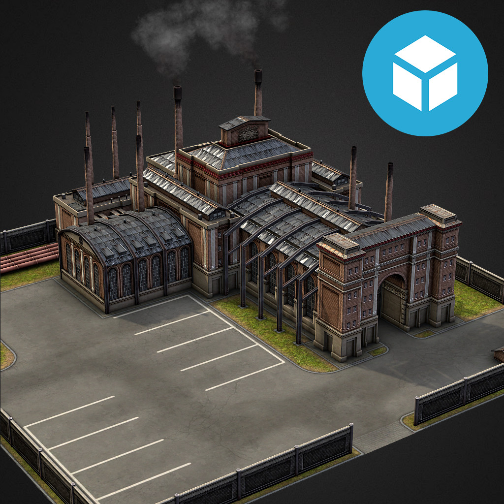 ArtStation - Factory building / sketchfab