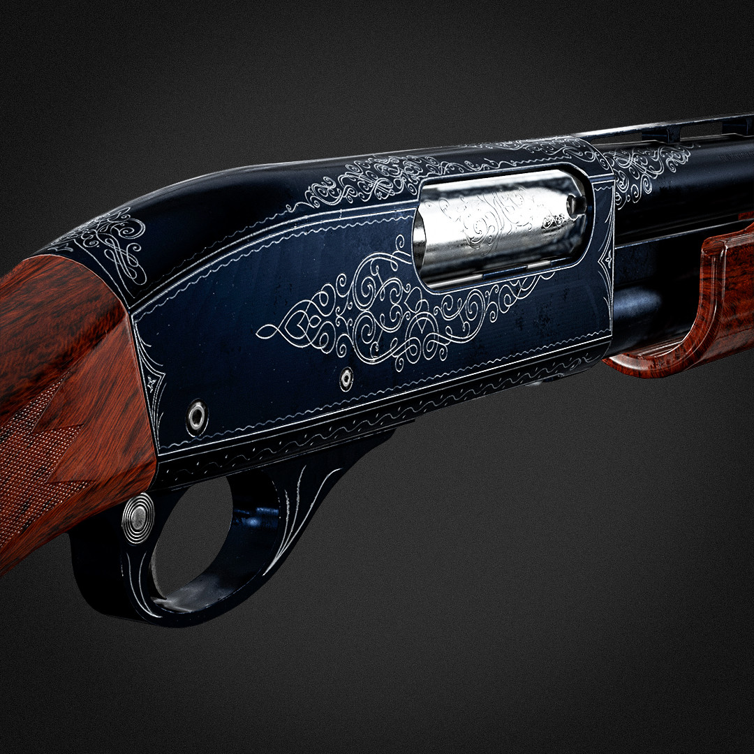 ArtStation - Remington 870 Custom