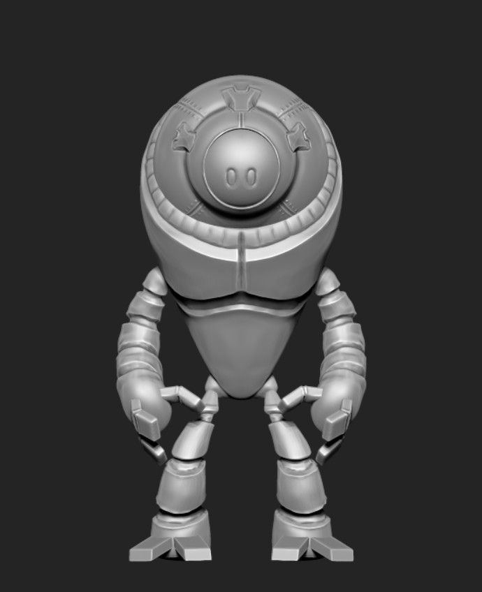 ArtStation - Dummy robot highpoly concept