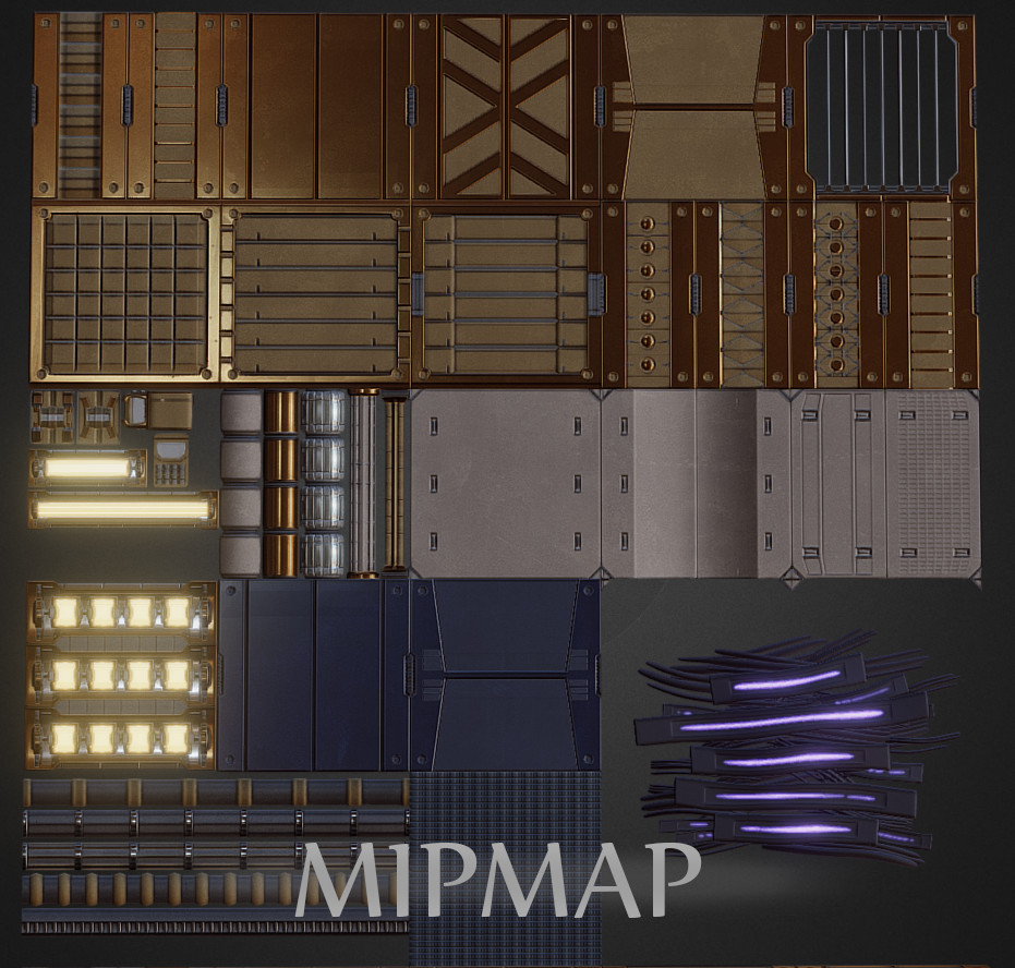 ArtStation - Mipmap for game (Android) (WIP)