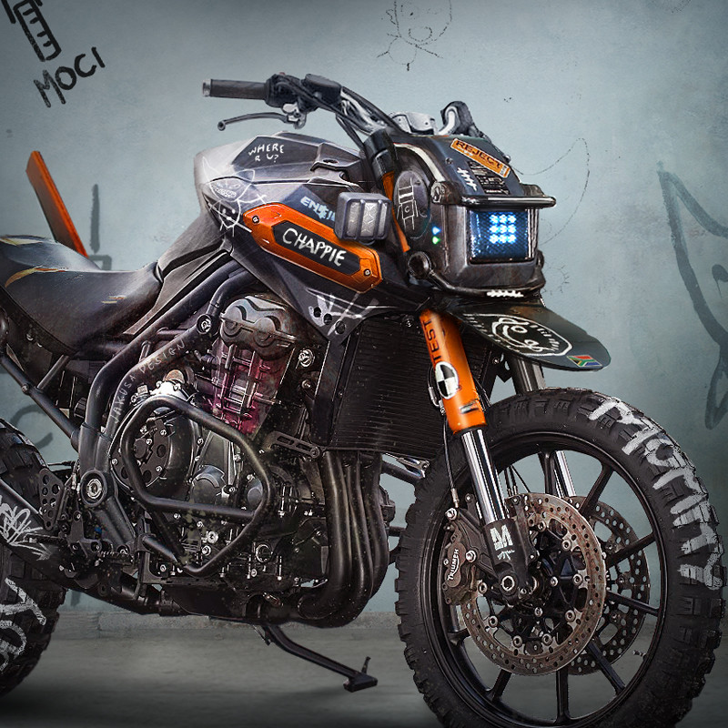 ArtStation - Chappie bike