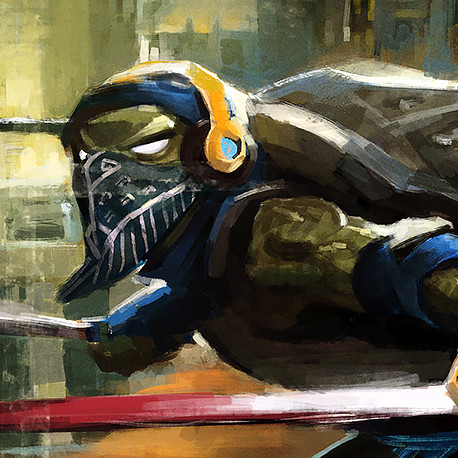ArtStation - TMNT design exercise. Slice and Dice!