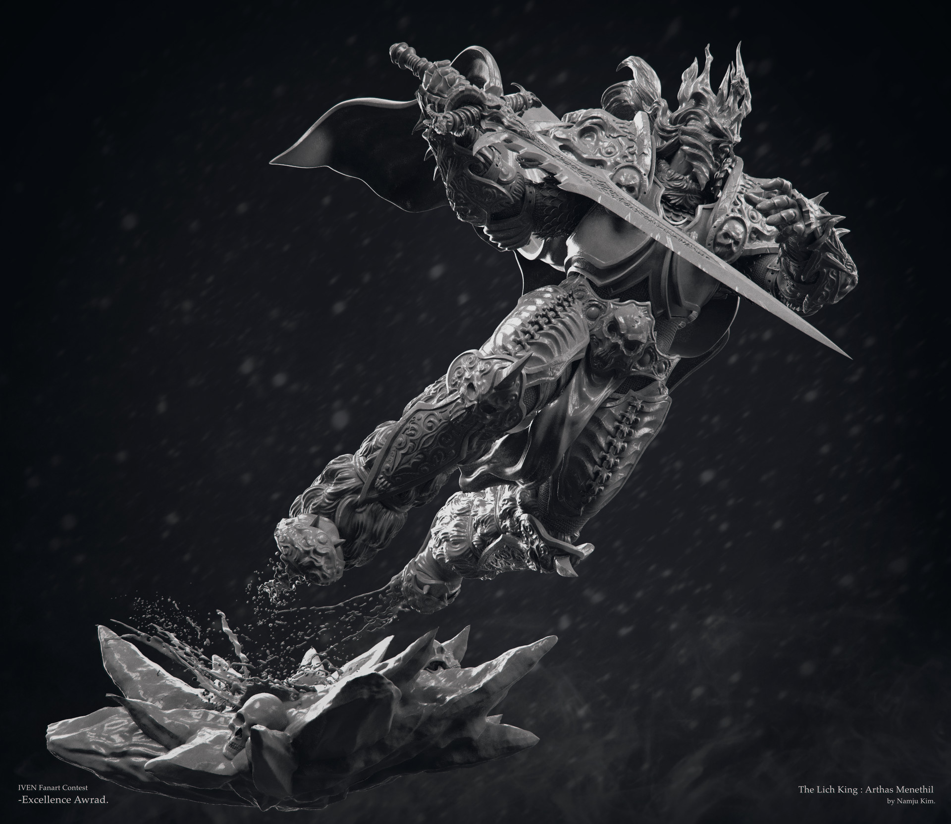 ArtStation - The Lich King : Arthas Menethil