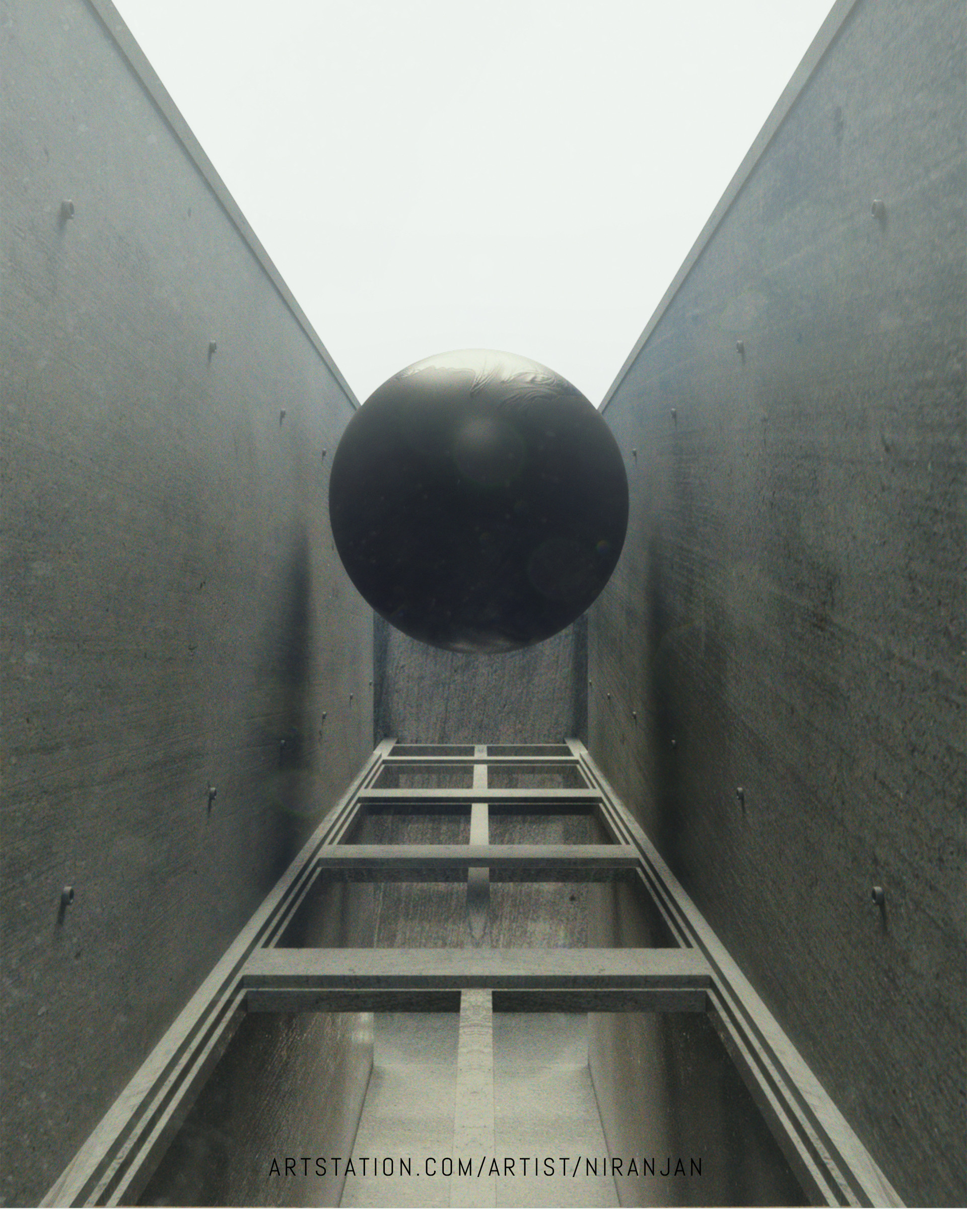 ArtStation - Concrete and Spheres