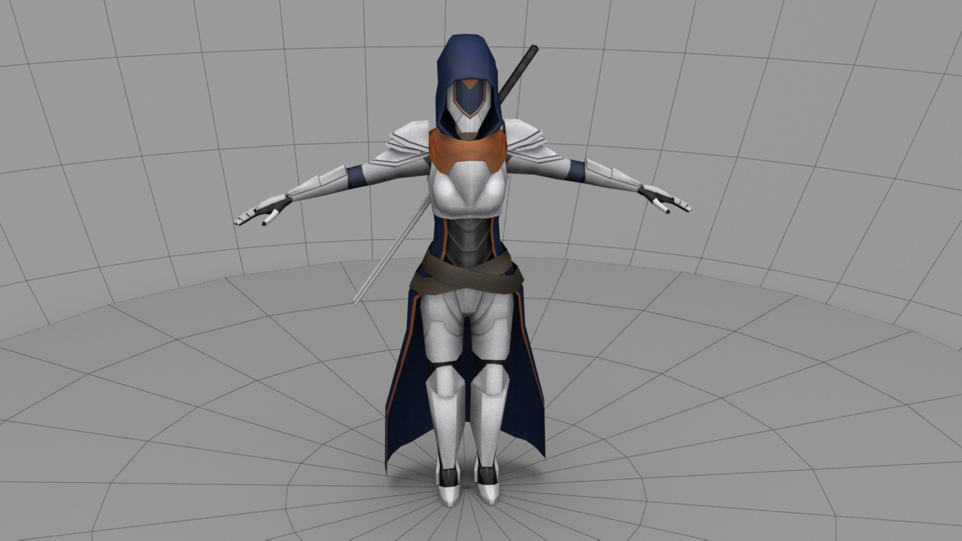 ArtStation - Low Poly Character Year 1 Project