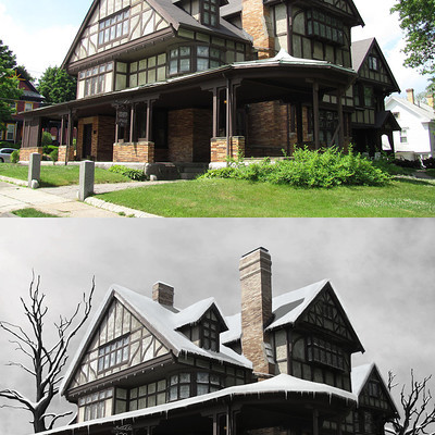 ArtStation - Summer house / Winter house