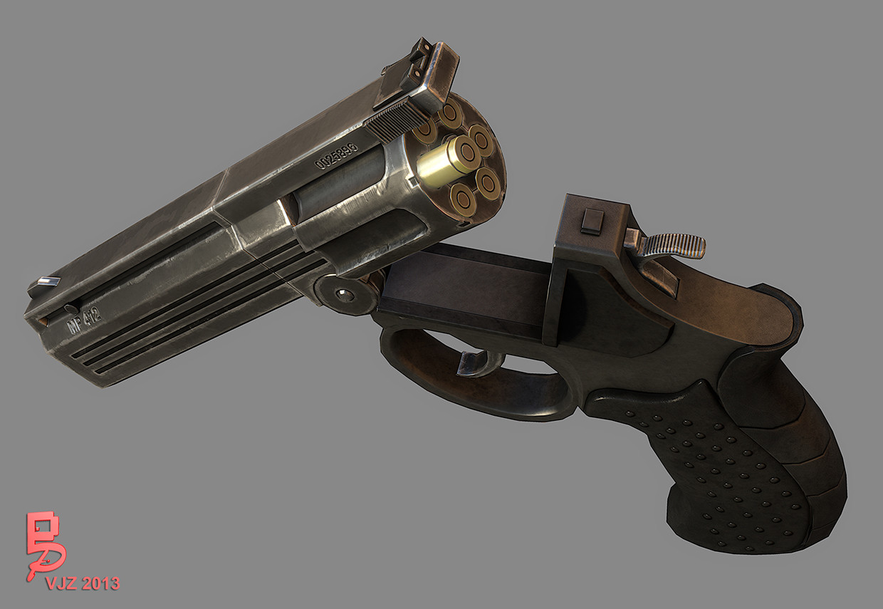 ArtStation - MP412 Pistol